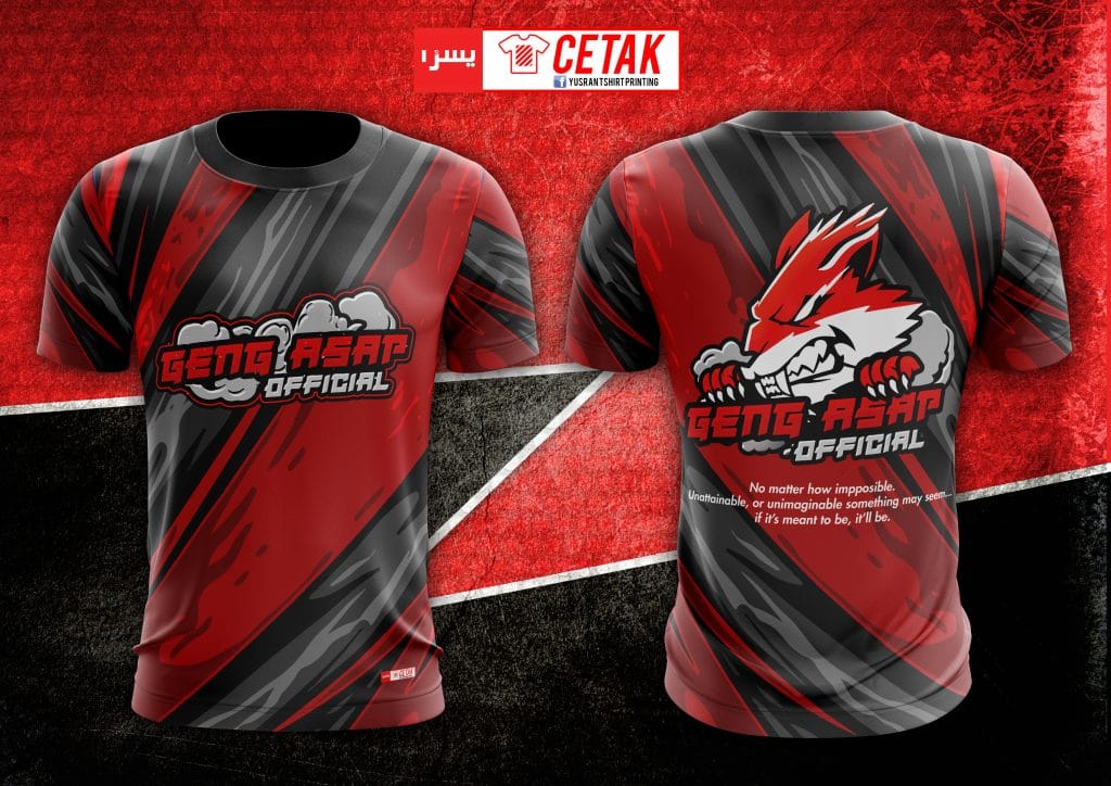 BAJU CUSTOM SUBLIMATION SERENDAH RM26.90 - Yusran Tshirt Print